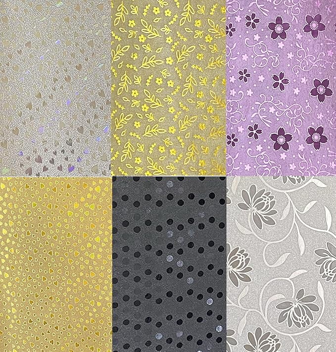 Syntego 60 Sheets Glitter Cardstock Paper, A4 Sparkly Paper Premium ...