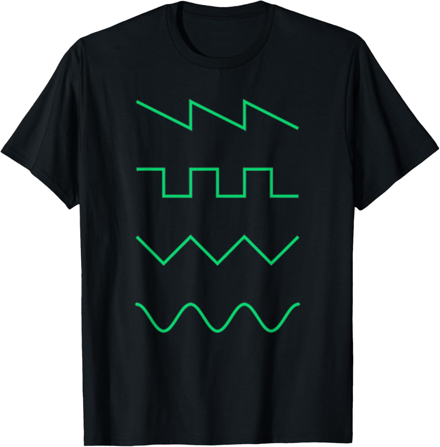Synth Waveform | Digital Analog Synthesizer EDM T-Shirt - Walmart.com