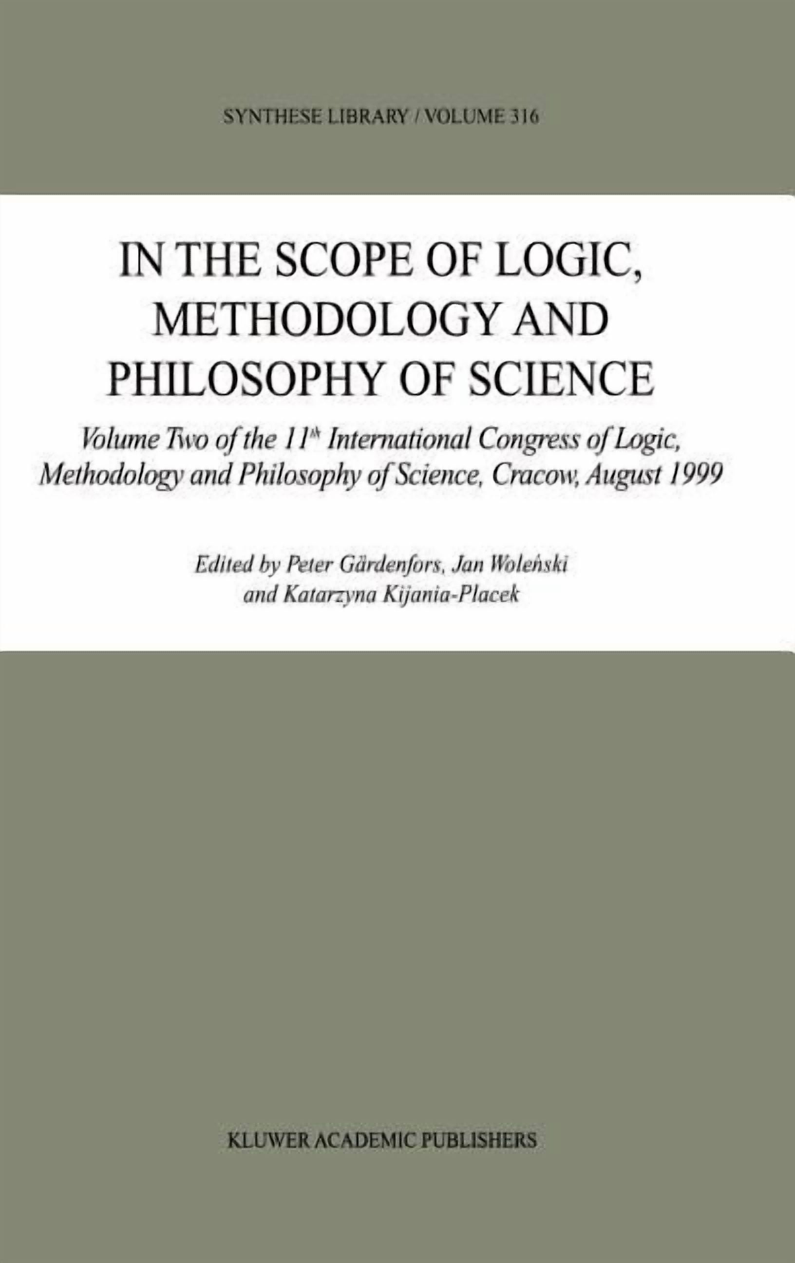 Synthese Library In the Scope of Logic, Methodology and Philosophy of ...