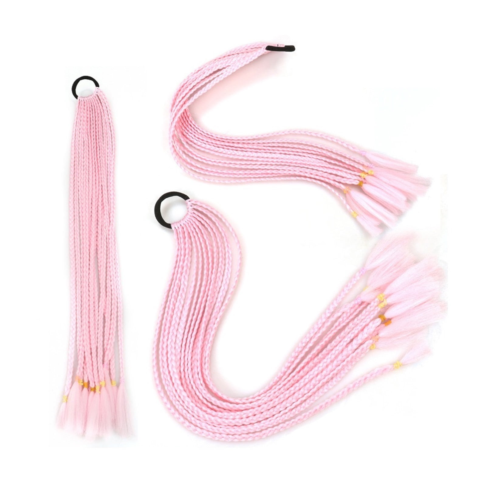 Synthetic Dirty Braided Ponytail Wig Elastic Rubber Band Braiding ...