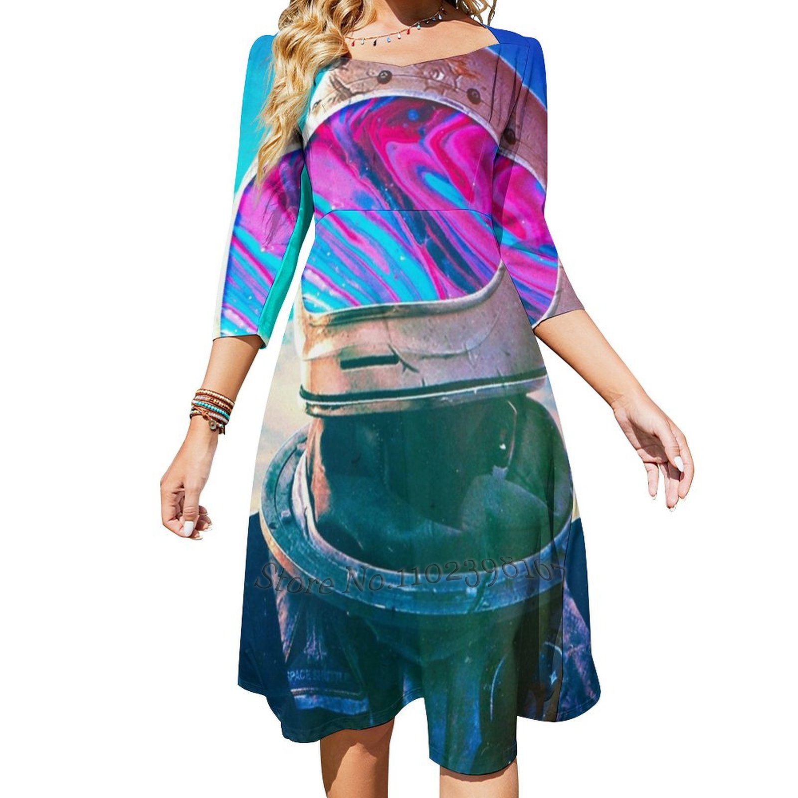 Synthetic Evening Party Dresses Midi Sexy Dress Female Sweet One Piece ...