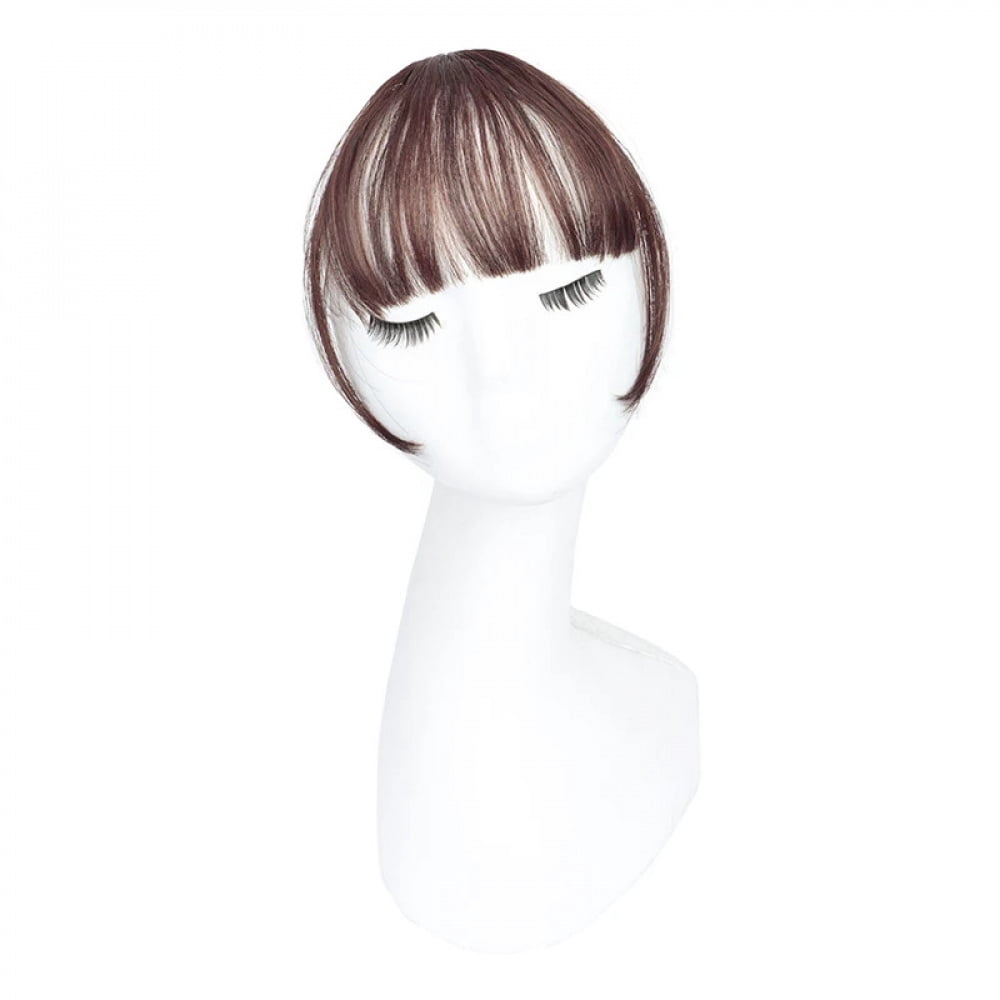 Synthetic Fake Invisible Air Bangs Hair Extension Front Fringes ...