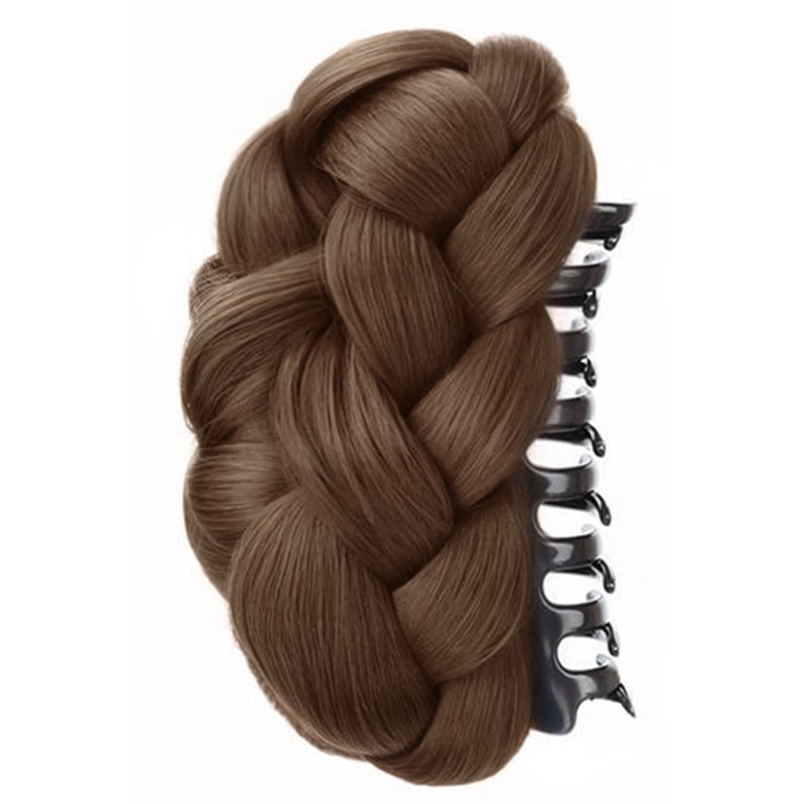 Synthetic Fiber Twisted Bun Hairpiece Hair For Women With Natural ...