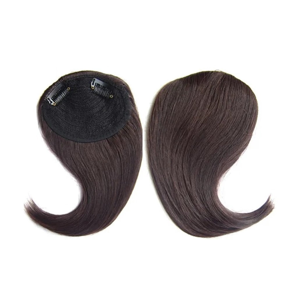 Synthetic Hair Bangs Extension Clip on Hair Hairpieces Side Bangs ...