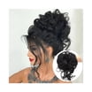 Synthetic Elastic Messy Bun Hairpieces Fake Hair Curly Scrunchie Donut ...