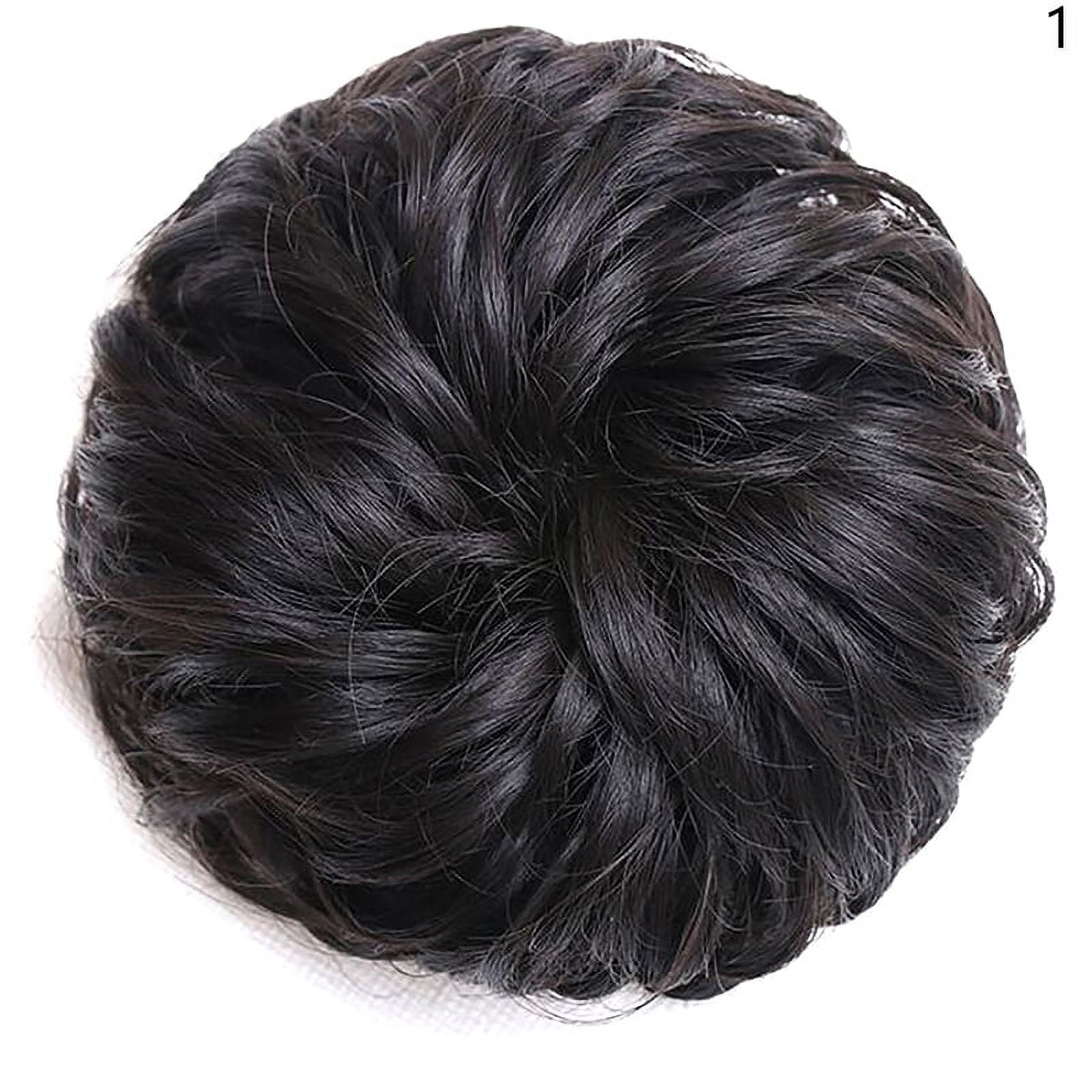 Synthetic Hair Bun Wig Ladies Ponytail Hair Extension Scrunchie Elastic ...
