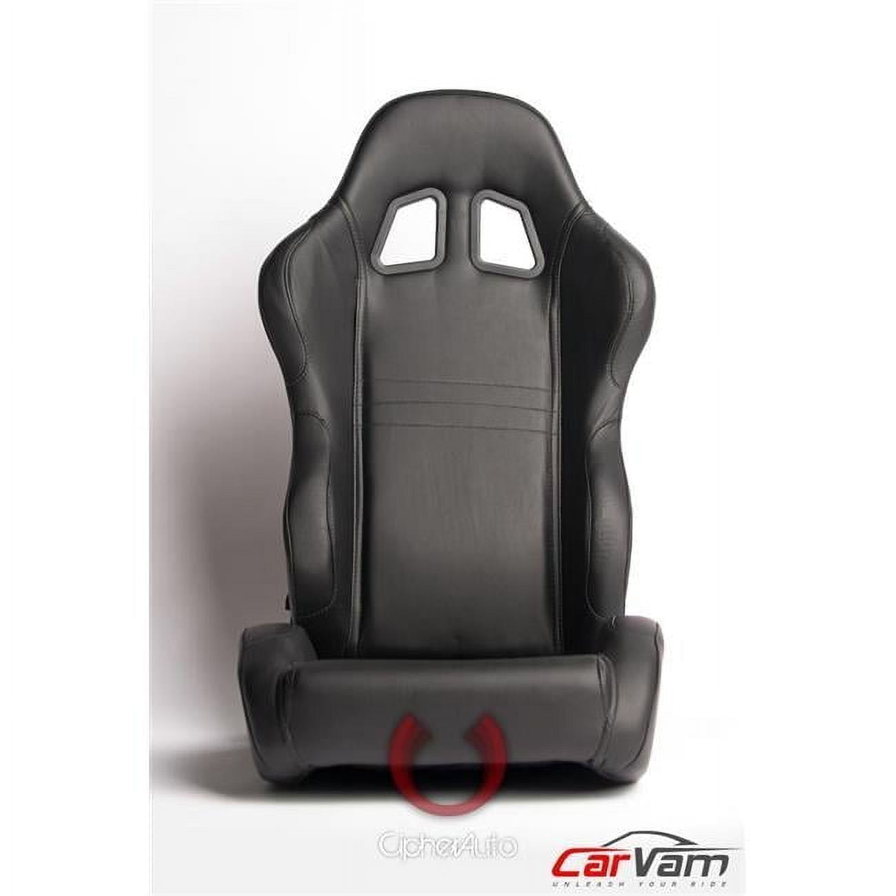 Synthetic Leather Universal Racing Seats - Black - Walmart.com