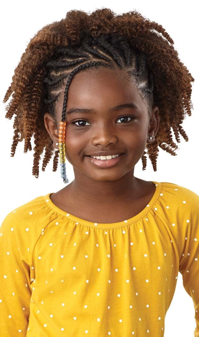 Synthetic Lil 3X Looks Crochet Braid - SPRINGY AFRO 10" (Color:2 Dark ...