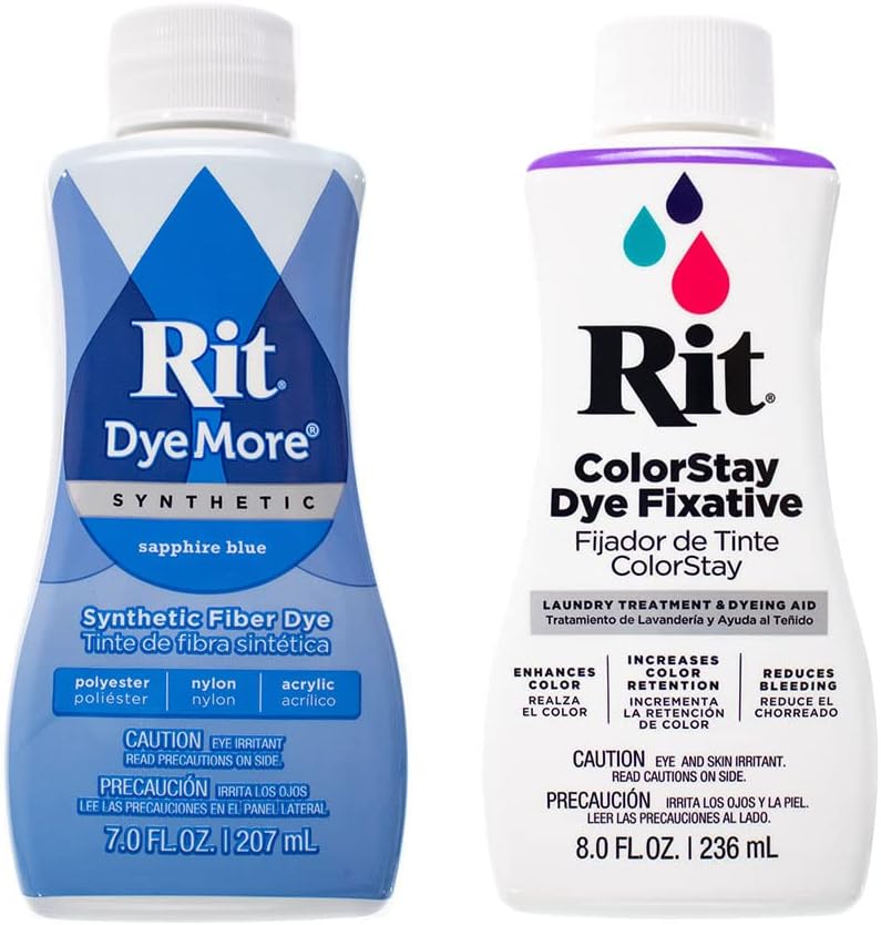 Synthetic RIT Dye Wide Selection of Colors Color Fixative + Sapphire ...