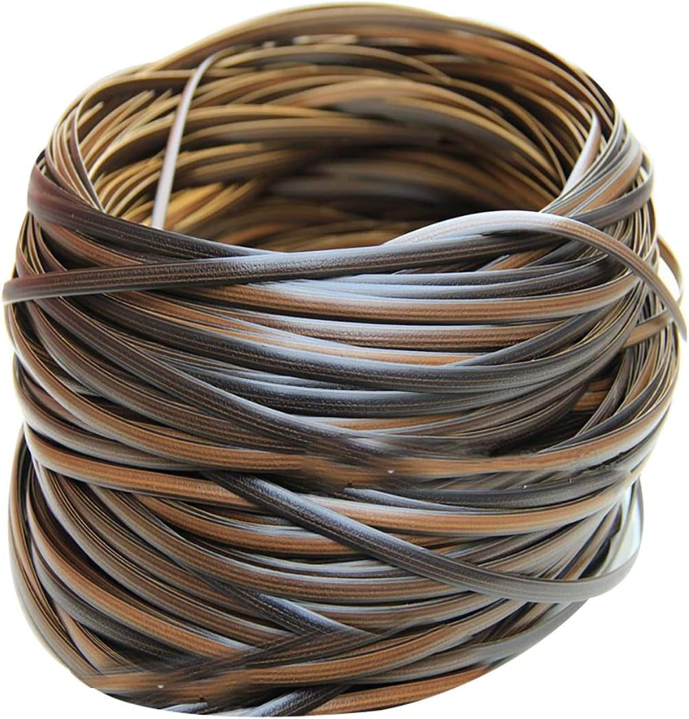 Synthetic Rattan Weaving Material;PE Rattan Coffee Gradient;Waterproof ...