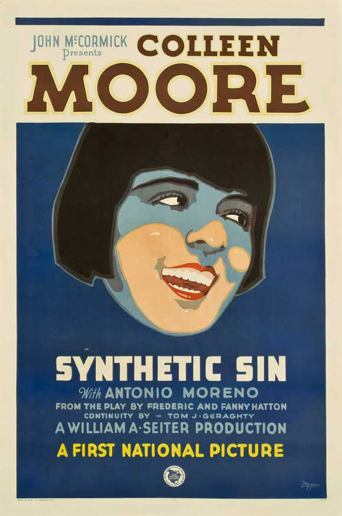 Synthetic Sin - movie POSTER (Style A) (27" x 40") (1928) - Walmart.com