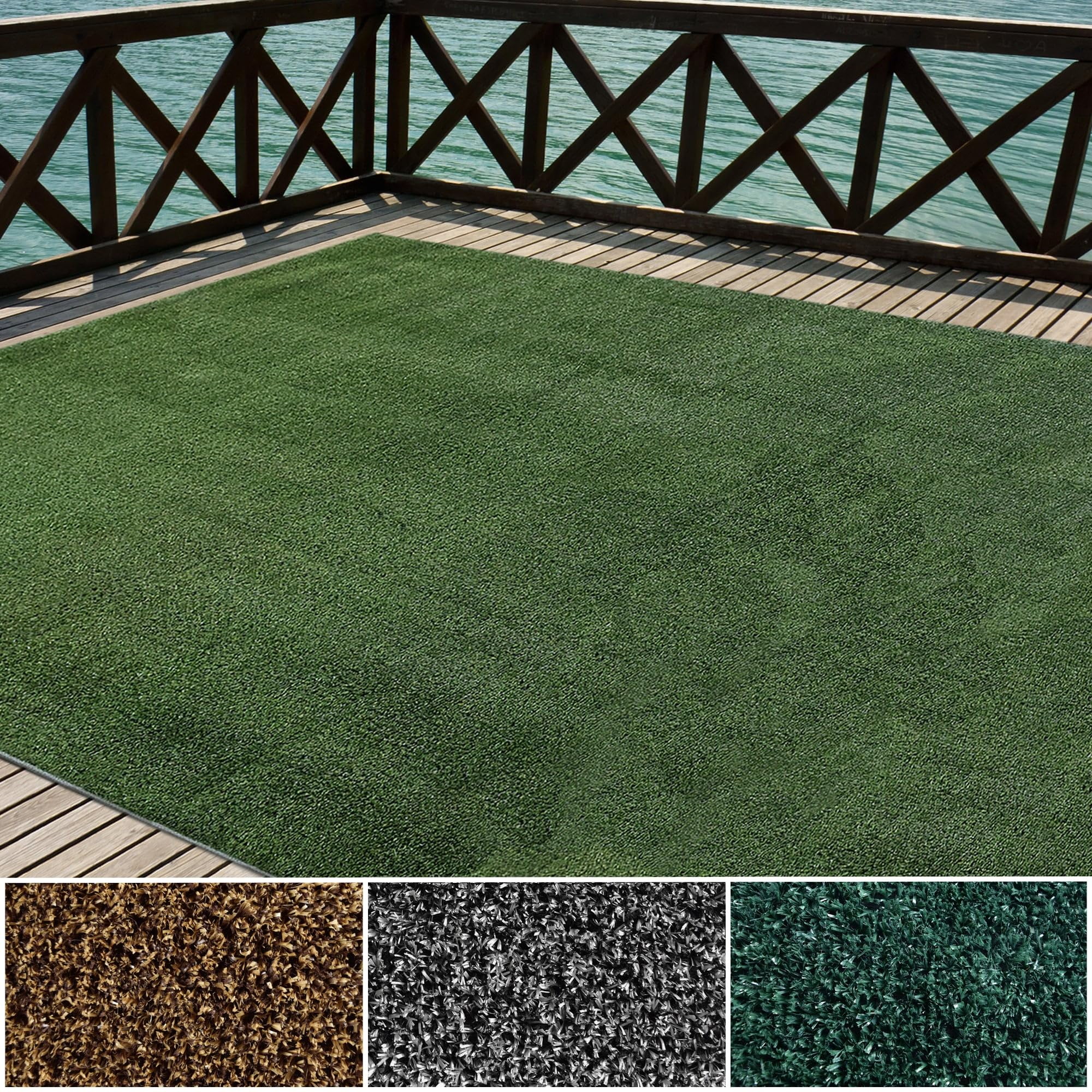 Synthetic Turf Carpet Indoor Outdoor, Artificial Grass Rug for Patio ...