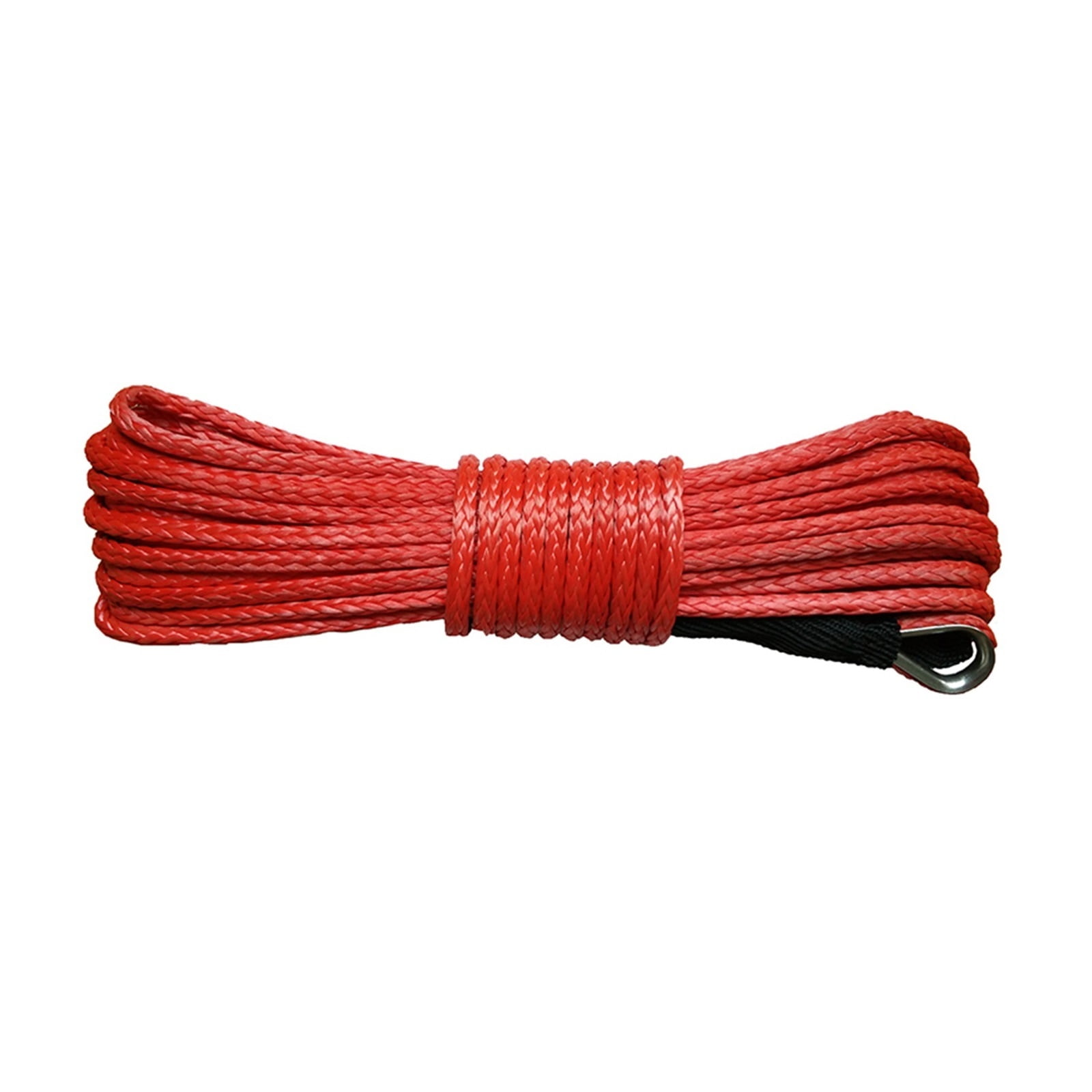 Synthetic Winch Line Cable Rope 6mm X 15m Synthetic Pulling Winch Line UHMWPE 12 Strand Recovery ...