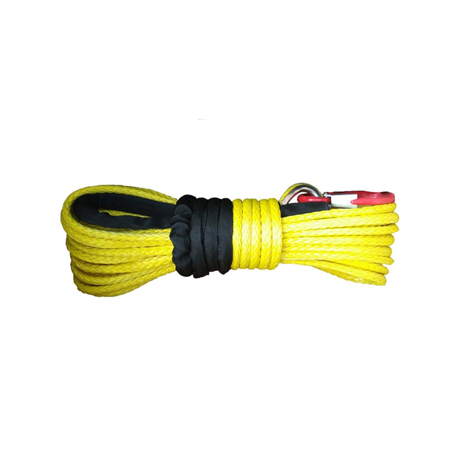 Synthetic Winch Line Cable Rope,Synthetic Winch Line 3/8" 100ft Offroad ...