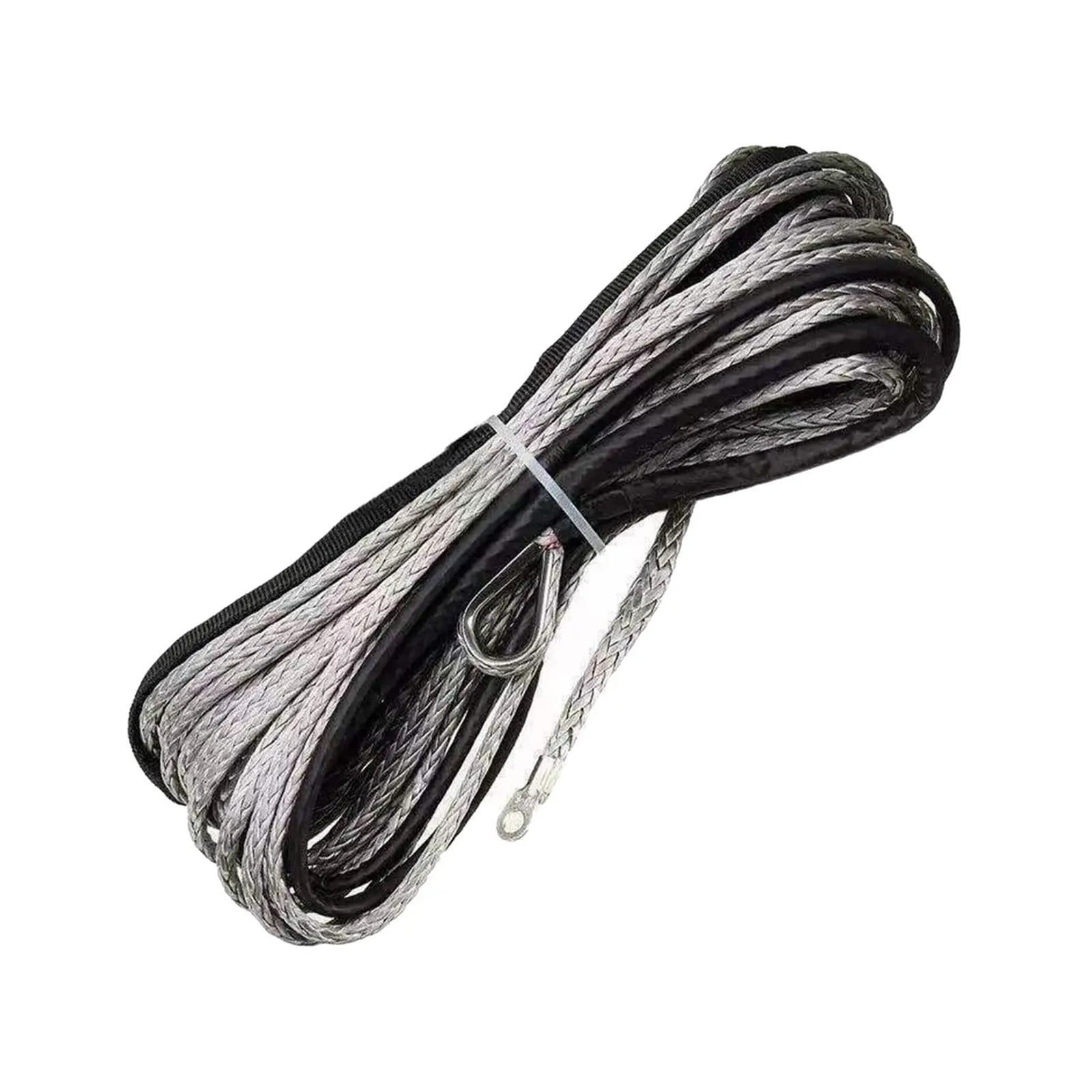 Synthetic Winch Rope 15M 3/16''X50' Universal Vehicles Towing Rope ...