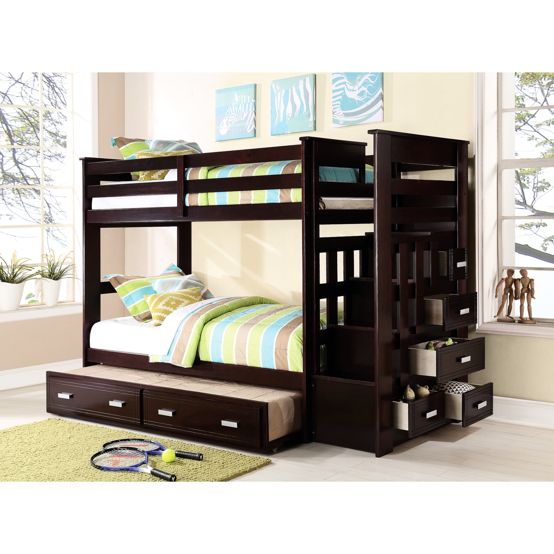 Synthetic Wood Included - Slat System for Comfort - Sleeping Quarters ...