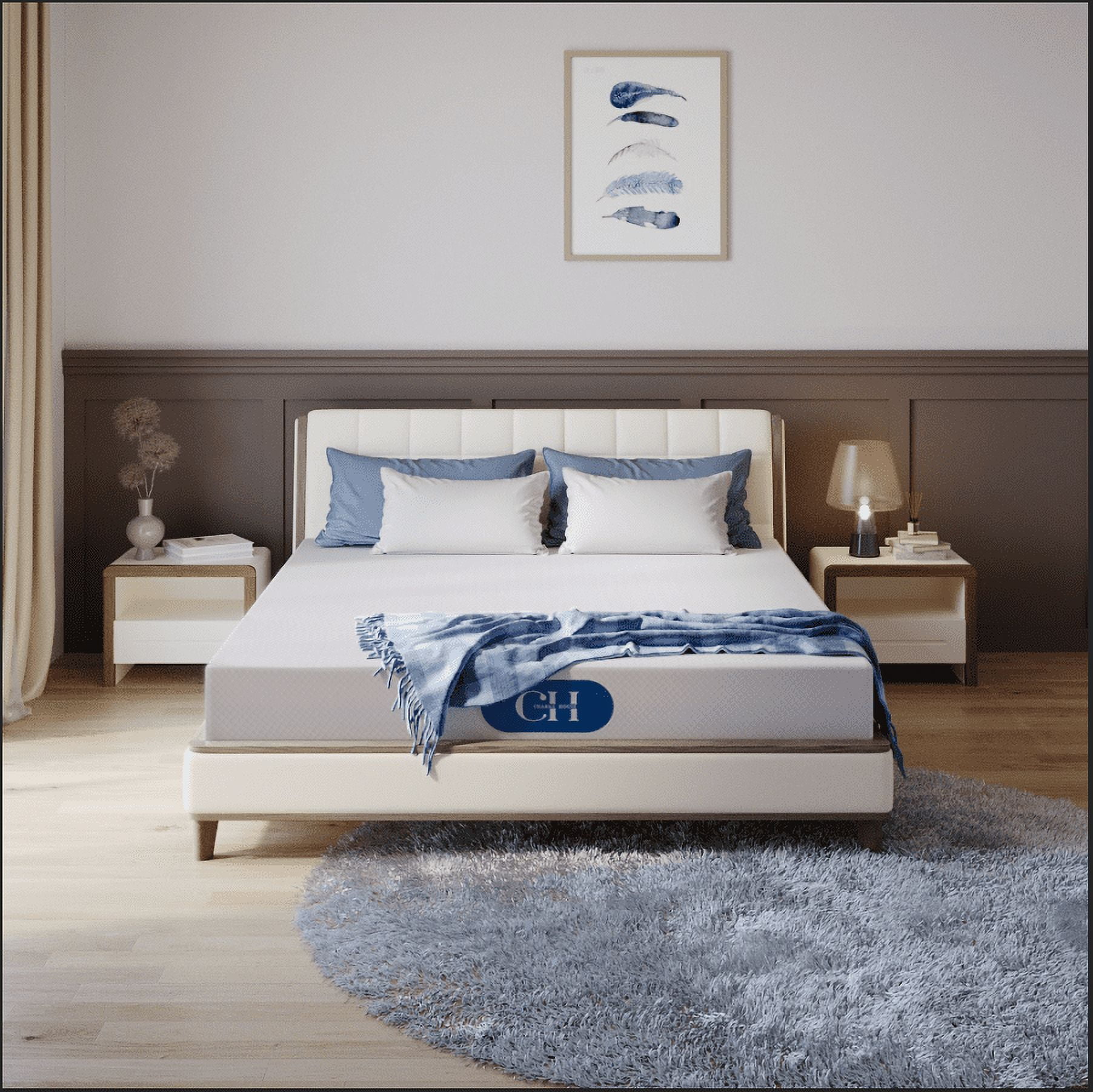 SynthoSpace 10 inch Memory Foam Mattress, King Size Mattress in a Box ...