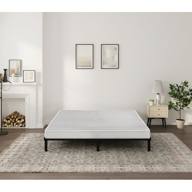 SynthoSpace Twin Size 5 inch Metal Box Spring with Fabric Cover, Easy ...