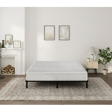 ULIESC 7 inch King Metal Box Spring, Sturdy Mattress Foundation, Fabric ...