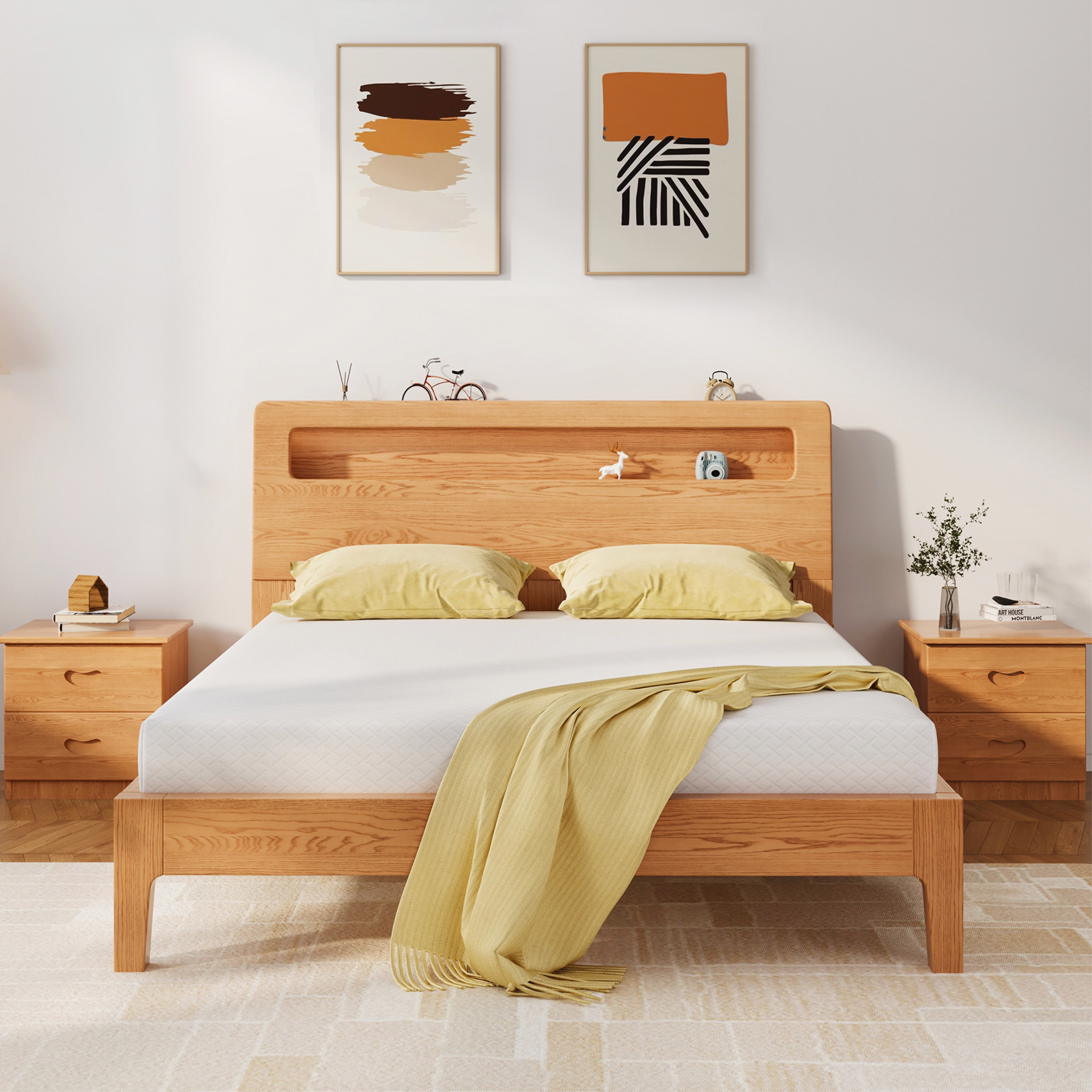 SynthoSpace Queen Mattress, 8 inch Gel Memory Foam Mattress in a Box ...