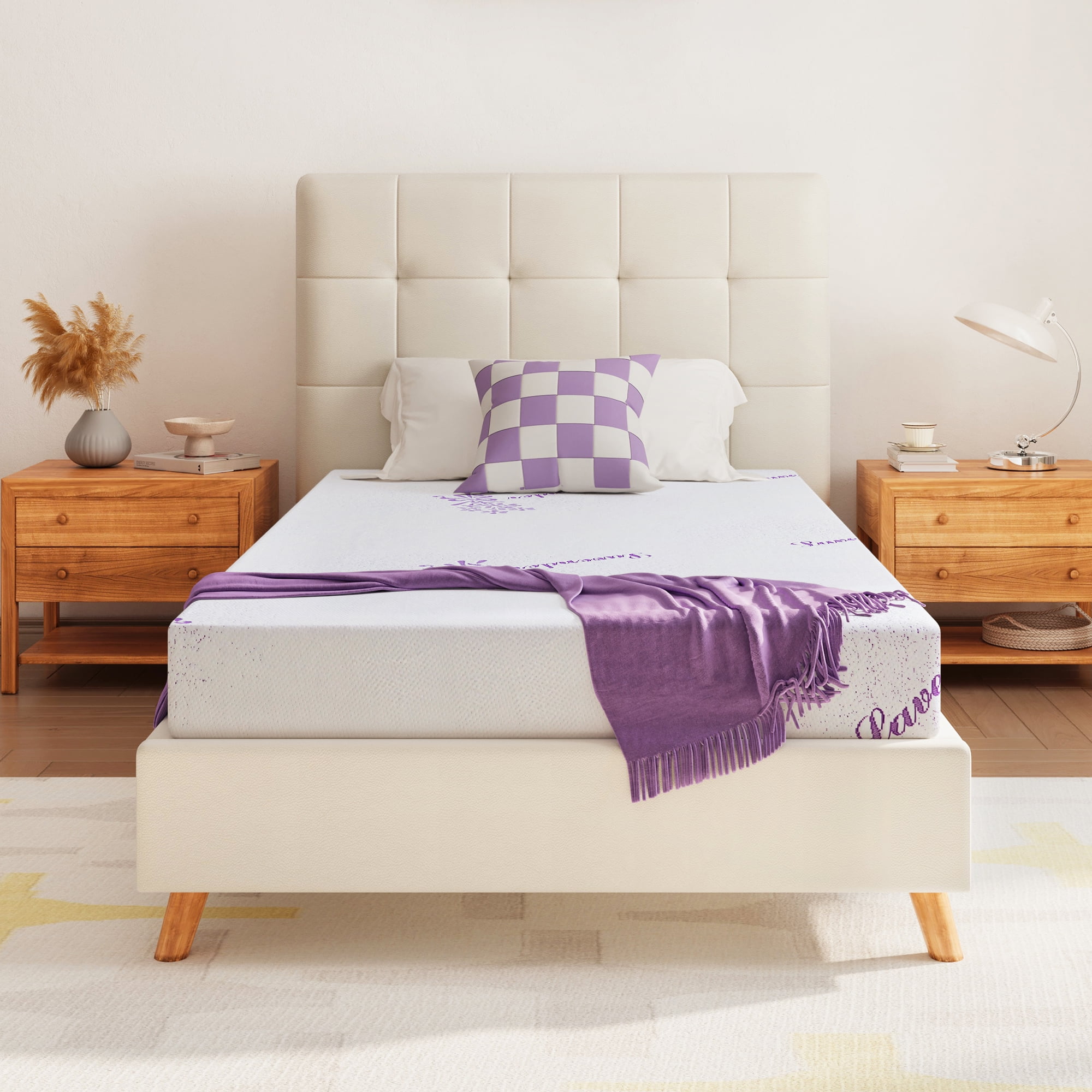 SynthoSpace Twin Mattress, 6 inch Memory Foam Mattress for Cool Sleep ...