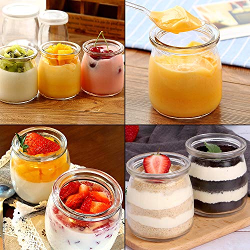 Syntic 40 Pack Small Glass Jars with Cork Lids, 7oz Empty Candle Jars ...