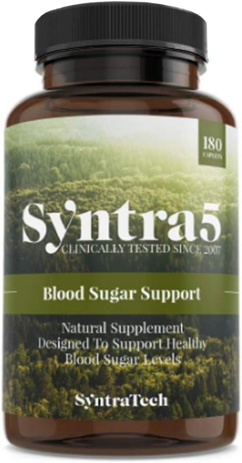 Syntratech Syntra5 180 Caps - Natural Blood Sugar Support Supplement ...