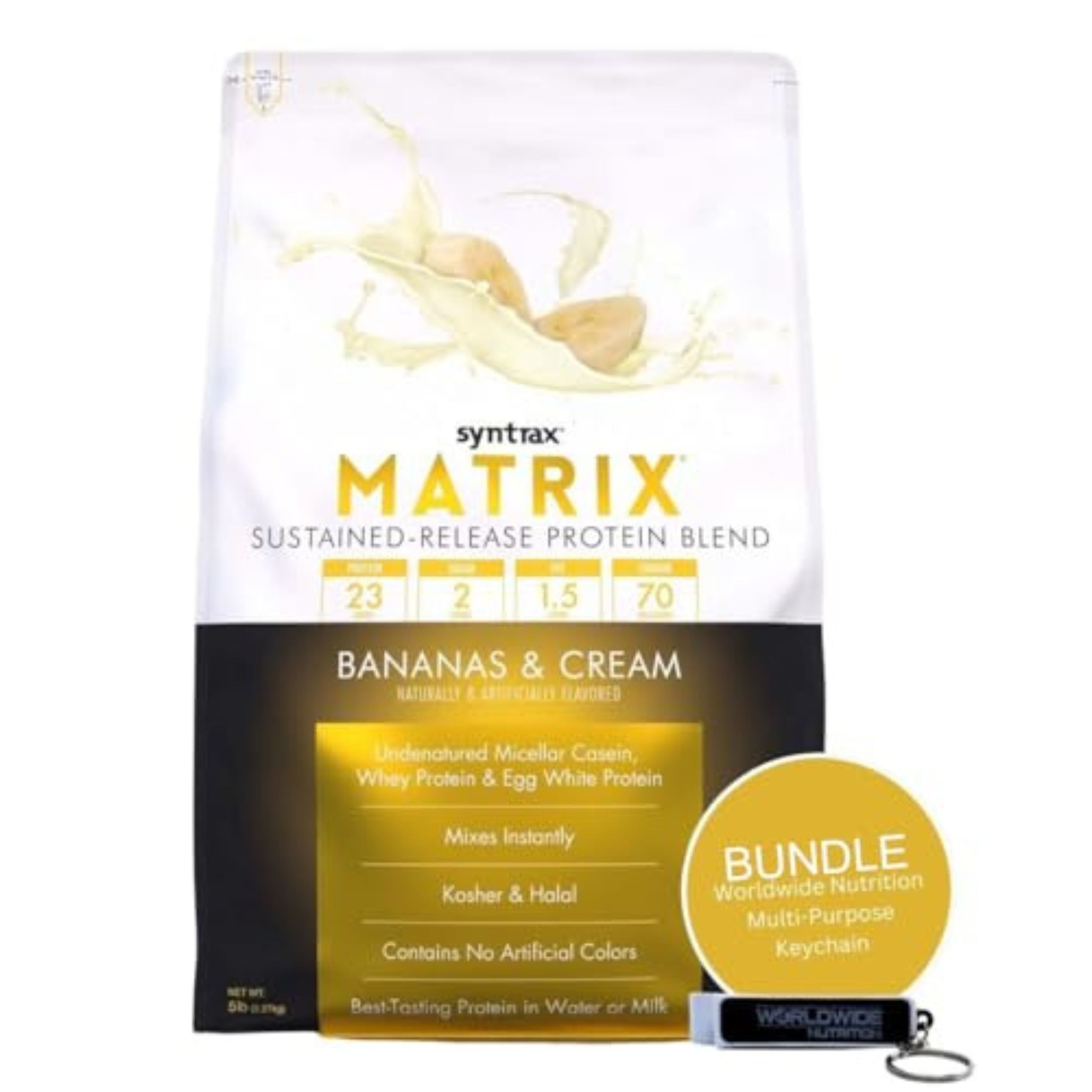 Syntrax Matrix Sustained-Release Protein Powder Blend - Muscle Support ...