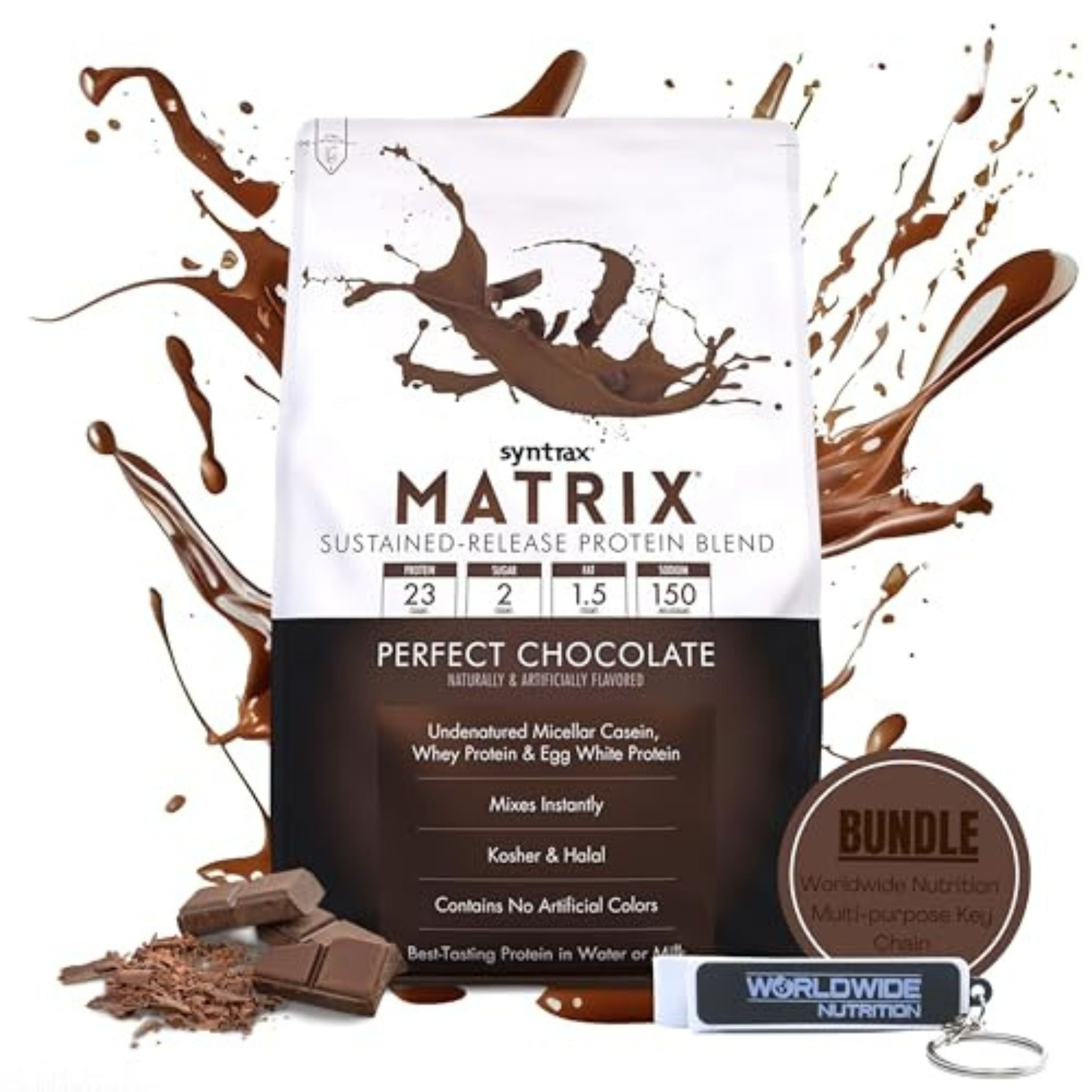 Syntrax Matrix Sustained-Release Protein Powder Blend - Muscle Support ...