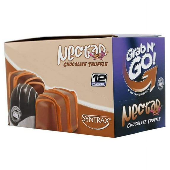 Syntrax Nectar Grab N Go Protein Protein Powder, Chocolate Truffle, 23g ...