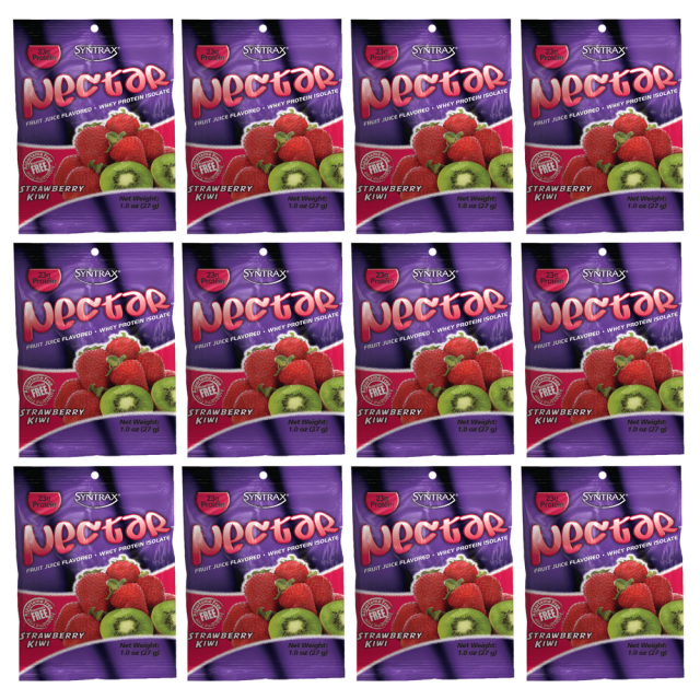 Syntrax Nectar Protein Powder Trial Sizes (12-Pack) - 15 flavors to ...