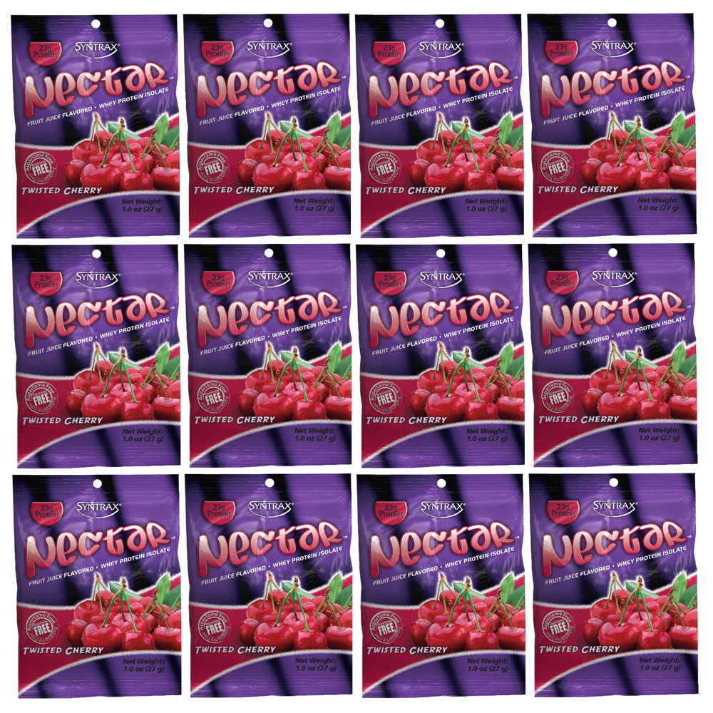 Syntrax Nectar Protein Powder Trial Sizes (12-Pack) - 15 flavors to ...