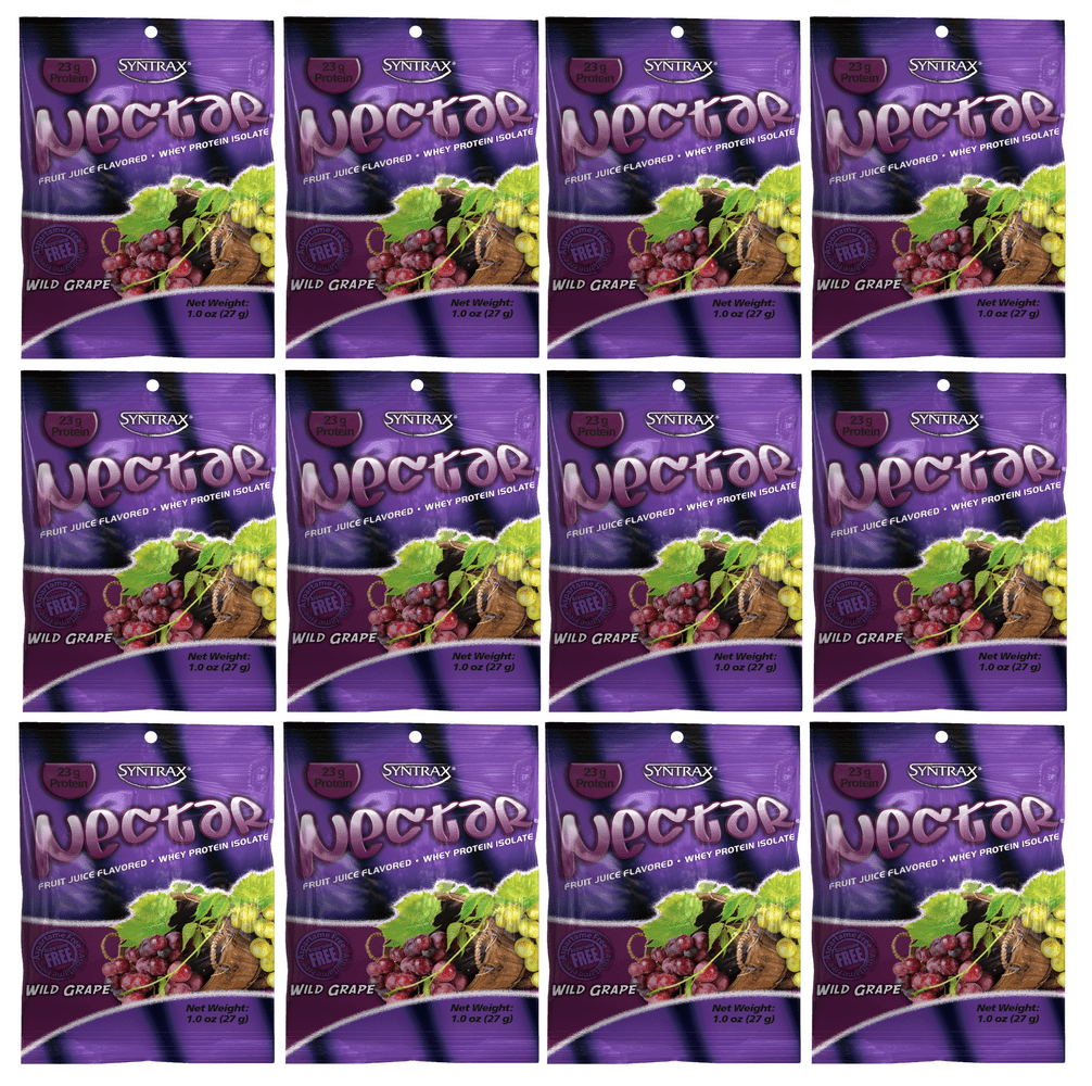 Syntrax Nectar Protein Powder Trial Sizes (12-Pack) - 15 flavors to ...