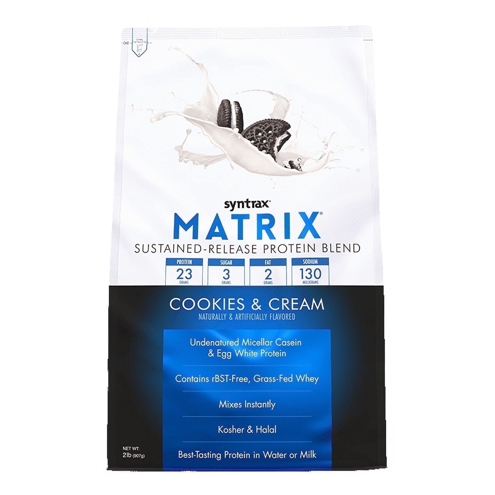 Syntrax Nutrition Matrix Sustained-Release Protein Blend Cookies ...