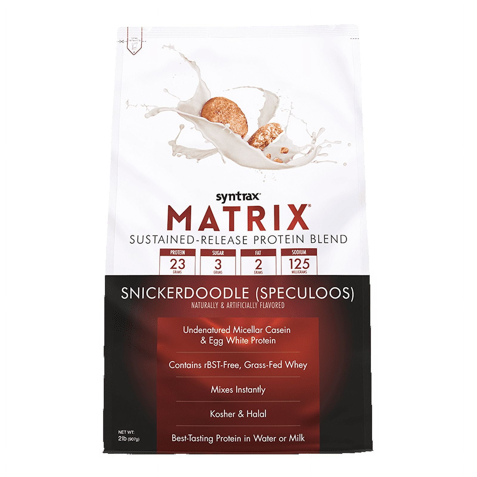 Syntrax Nutrition Matrix Sustained-Release Protein Blend Snickerdoodle ...