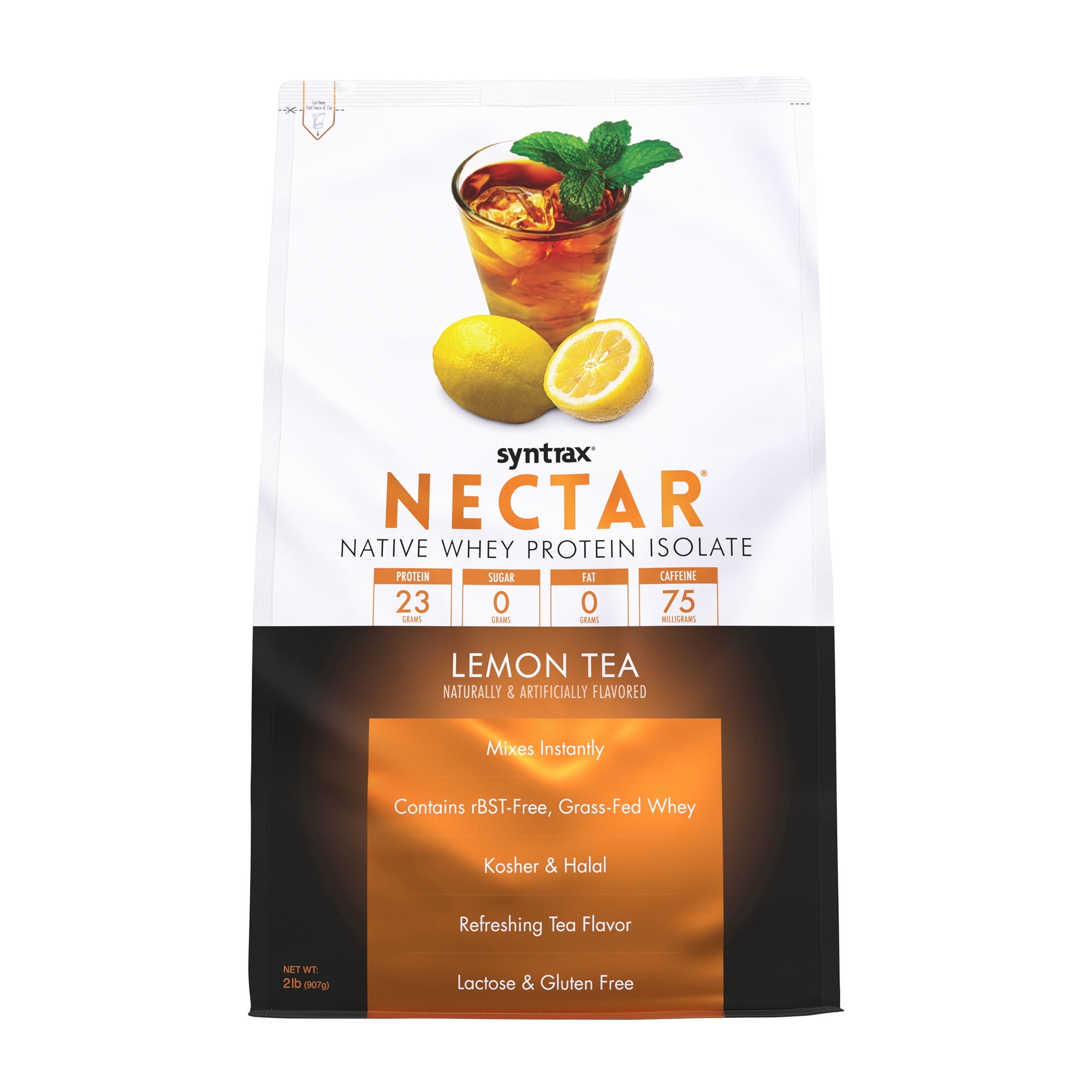 Syntrax Nutrition Nectar, 100% Whey Isolate Protein Powder, Refreshing ...