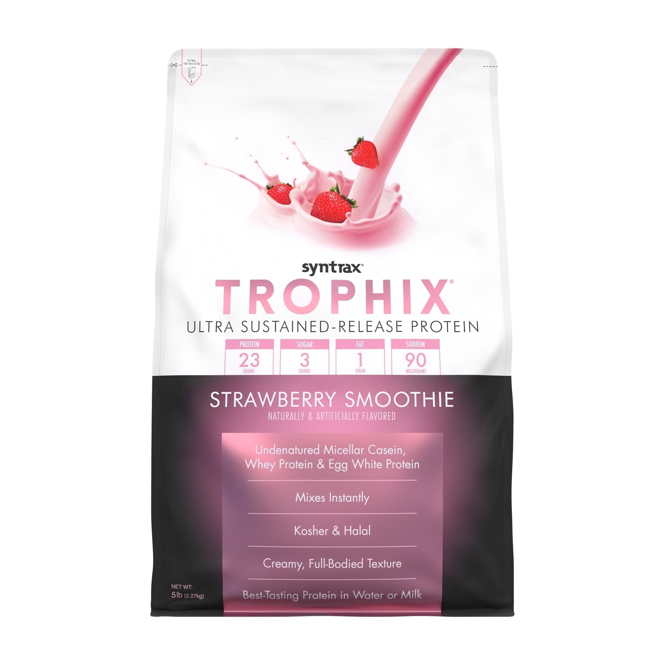 Syntrax Nutrition Trophix, Ultra Sustained-Release Protein Blend ...