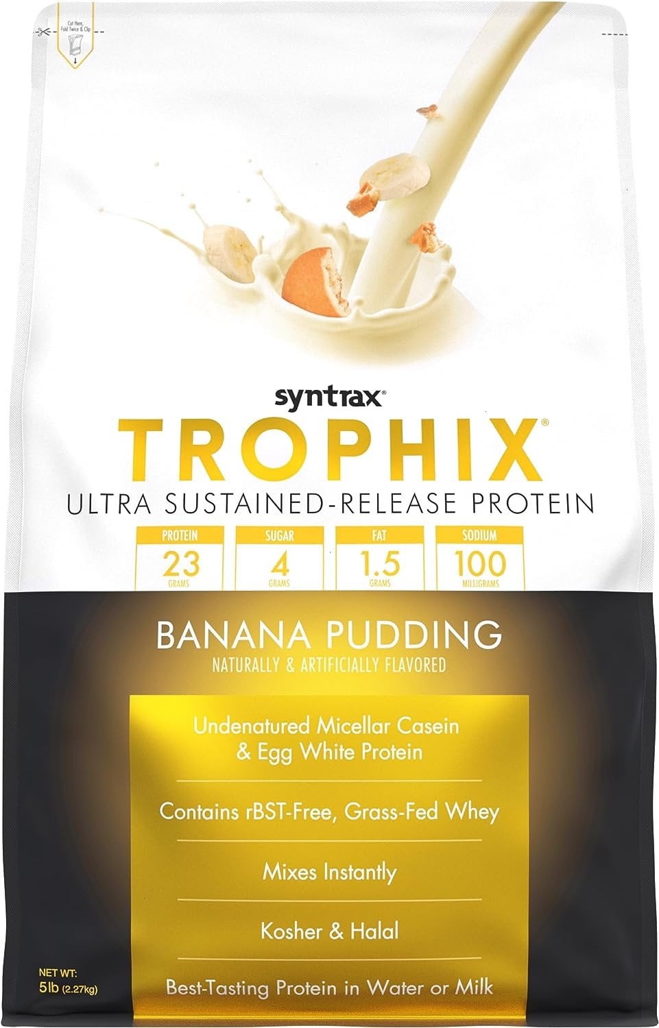 Syntrax Trophix Ultra Sustained Powder- Release Protein - Banana ...