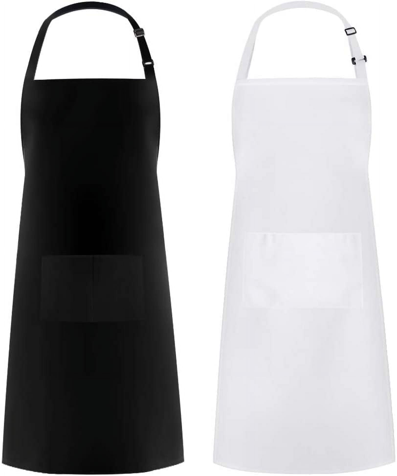 Syntus 2 Pack Adjustable Bib Apron Thicker Version Waterdrop Resistant ...