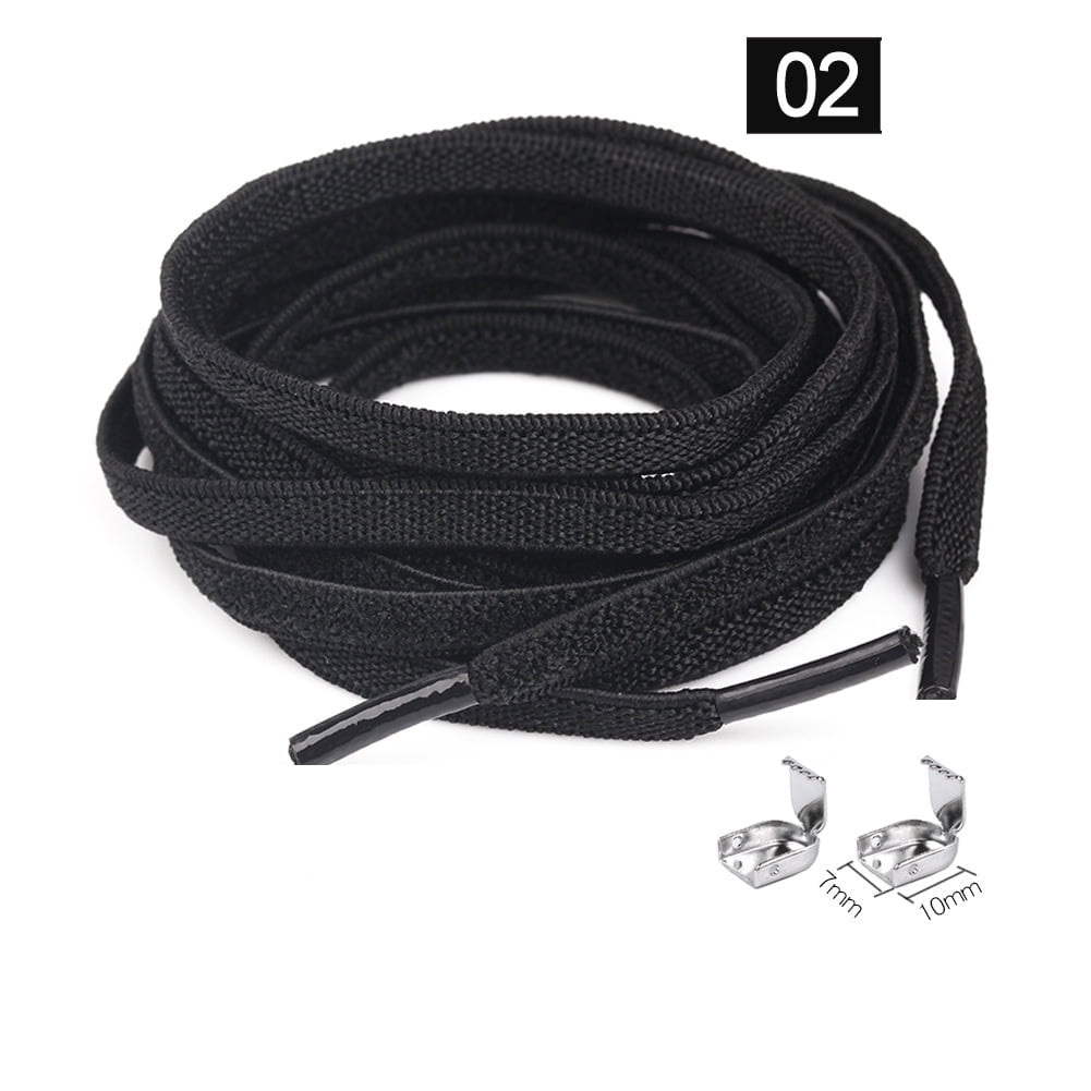 Synzerm 39" 2 Pairs Shoe Laces for Kids and Adults, Elastic Tieless ...