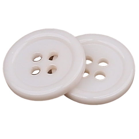 Synzerm 5/8 Inch 4 Holes Black Buttons 15mm Sewing Round Button for ...