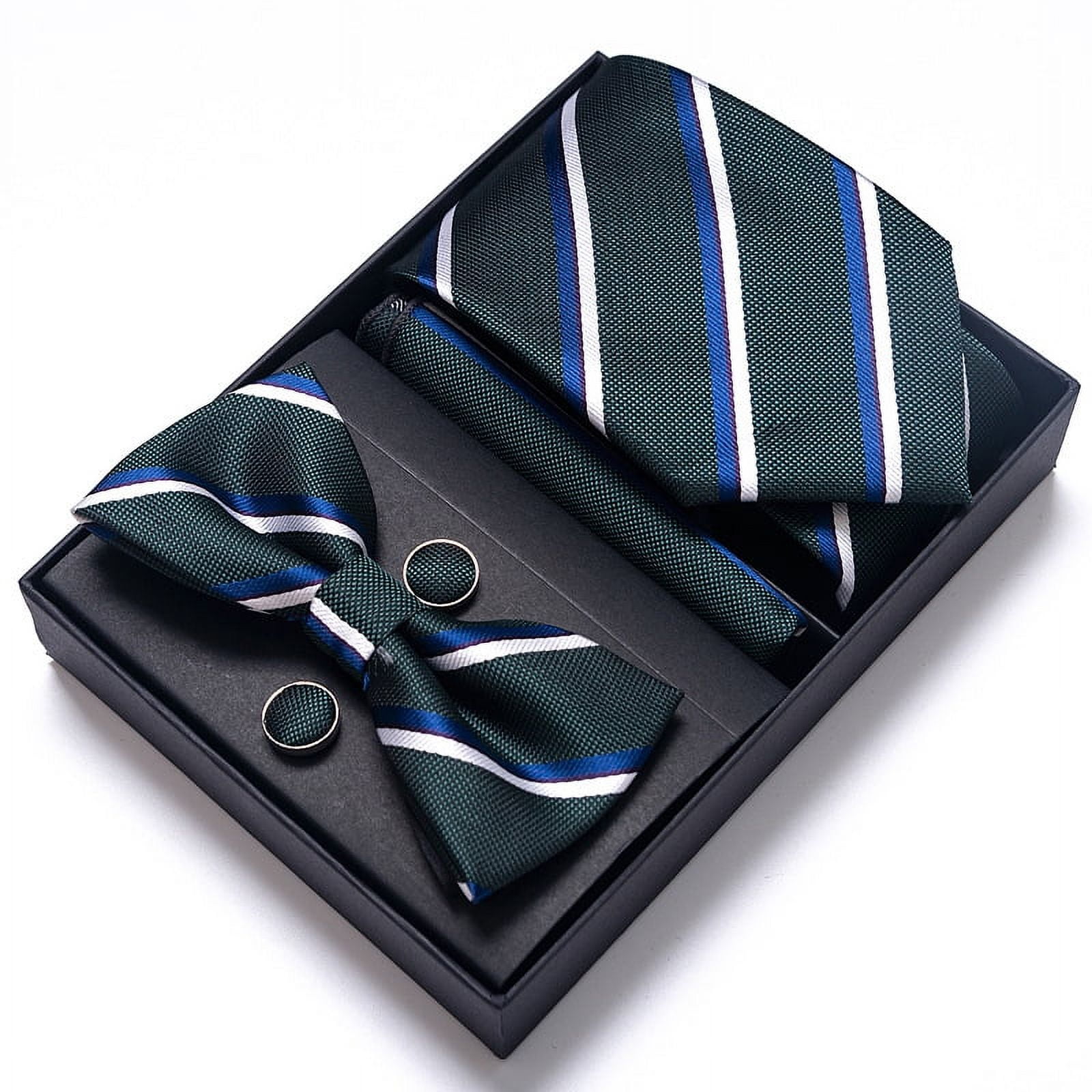Synzerm 6pcs Mens Tie Formal Necktie Pocket Squares Ties Clips ...