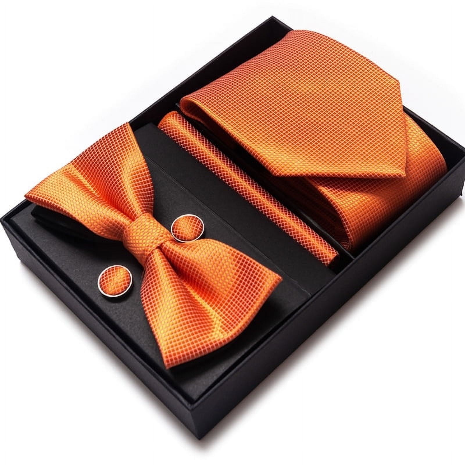 Synzerm 6pcs Mens Tie Formal Necktie Pocket Squares Ties Clips ...