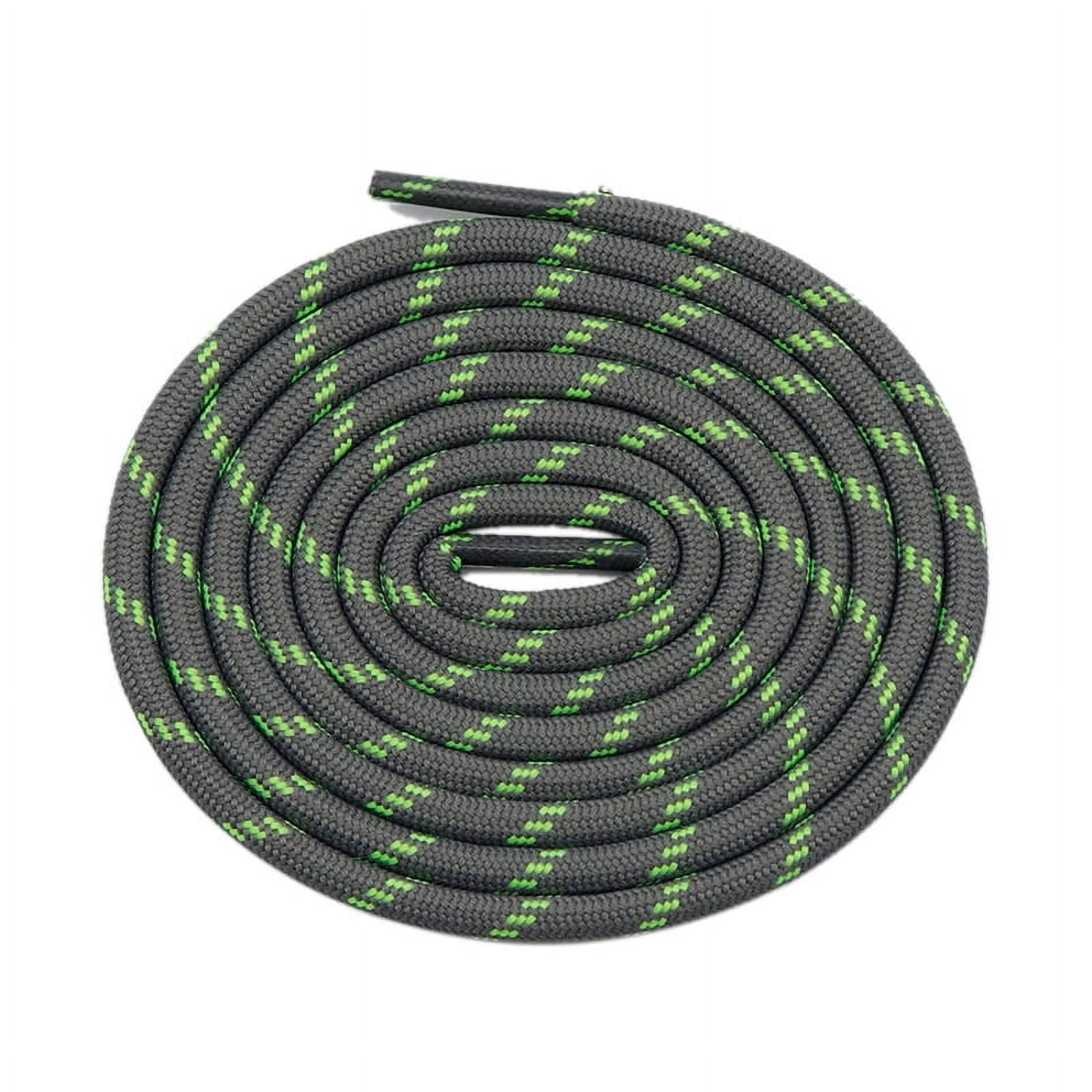 Synzerm Round Boot Laces [2 Pair] Heavy Duty and Durable Shoelaces for ...