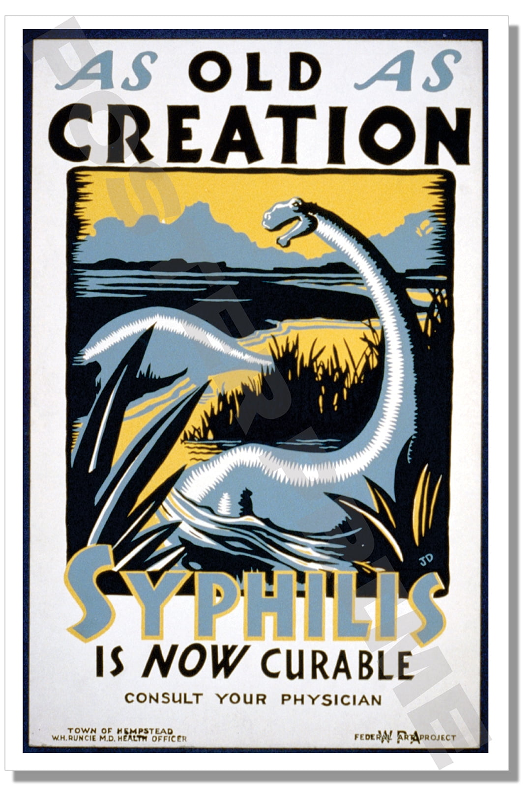 Syphilis: As Old As Creation - Public Health Campaign - New Vintage ...