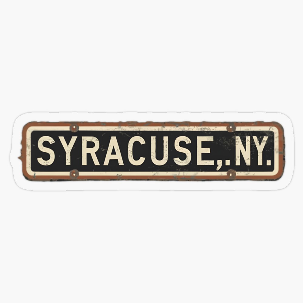 Syracuse Transparent Stickerphone Decal Water Bottle Stickers, Vinyl ...