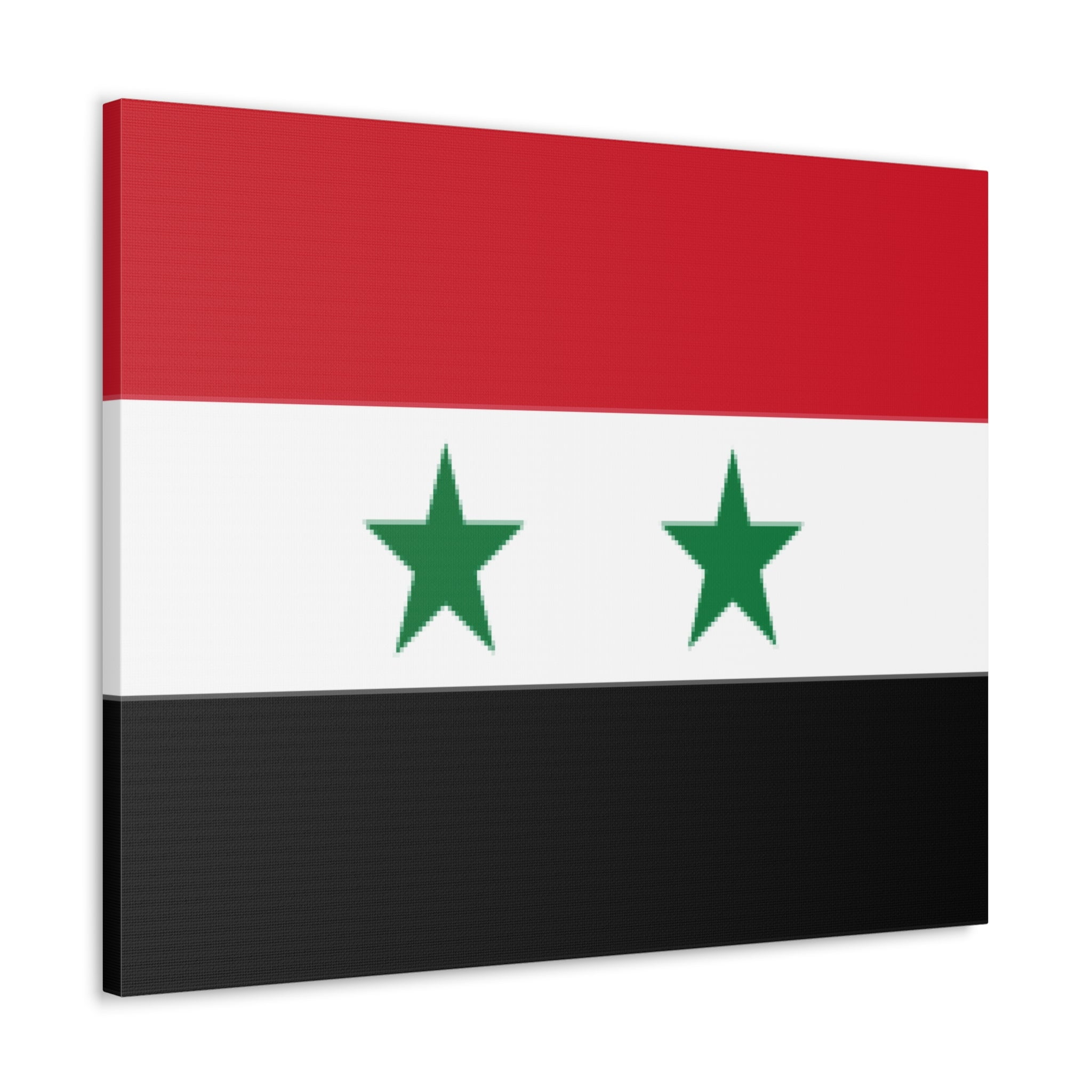 Syria Country Flag Canvas Vibrant Wall Art Unframed Home Decor ...