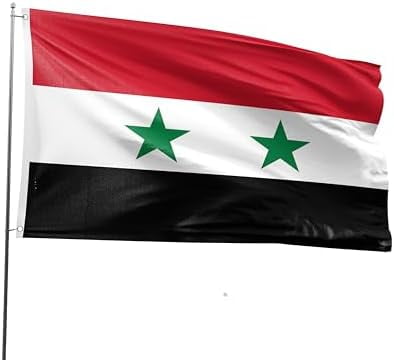 Syria Flag 5x8FT Syrians National Polyester With 2 Grommets For ...