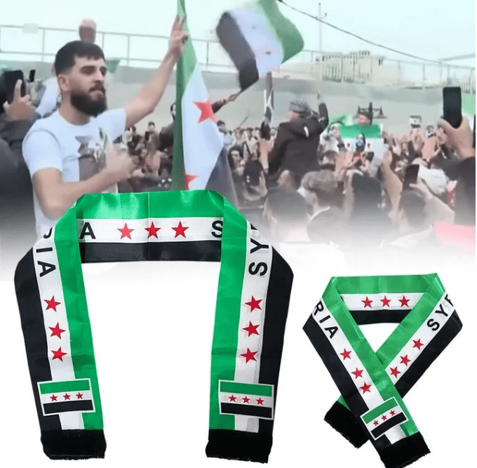 Syria Flag Graduation Stole Graduate Shawl Sash Scraf Gift For Abroad ...