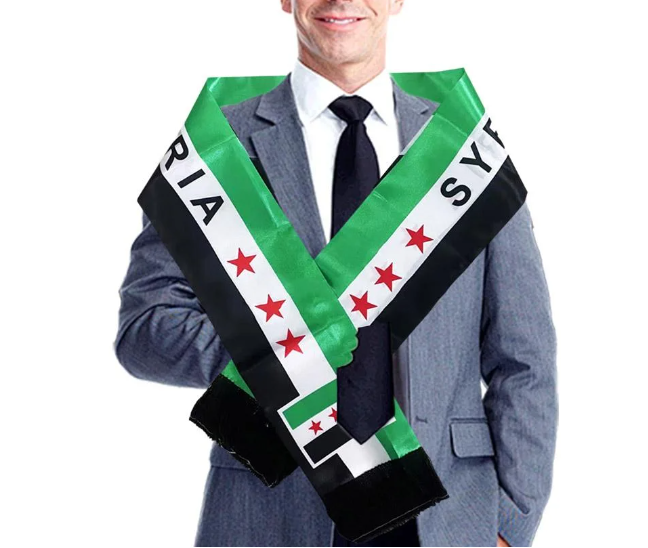 Syria Flag Graduation Stole Shawl Sash Honor For Study Aboard ...